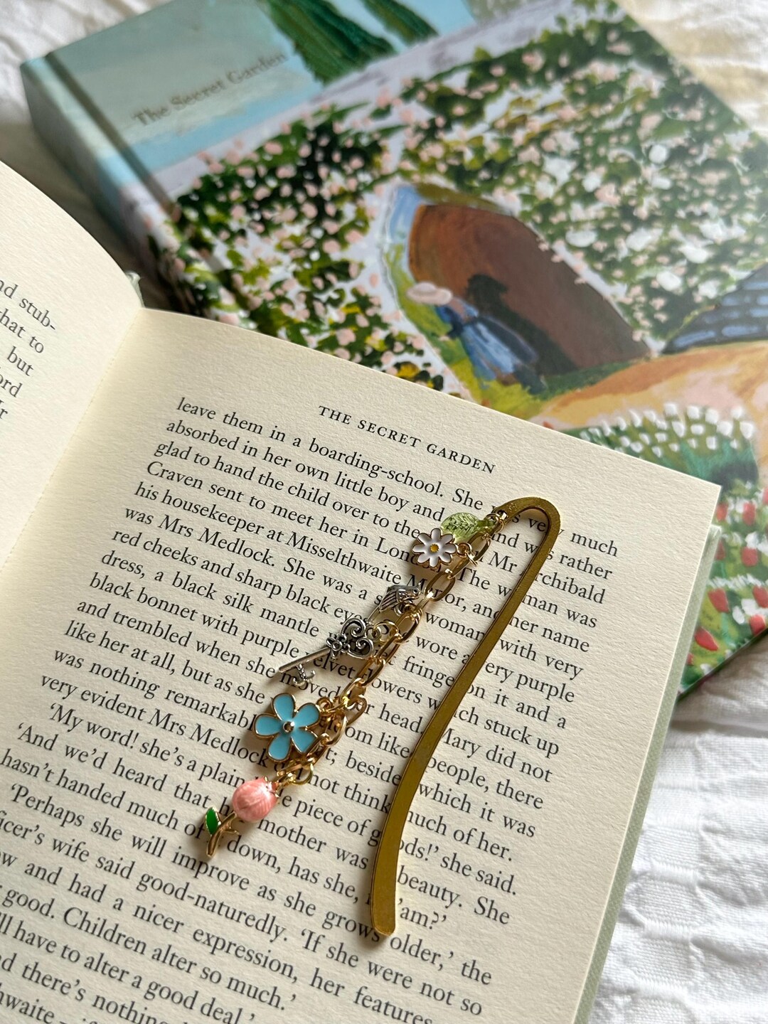 Charmed Bookmarks | the Secret Garden | Frances Hodgson Burnett | Book ...