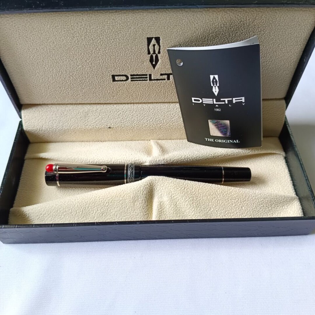 Vintage Delta Dolcevita Smorifa Black Roller Pen Appointments - Etsy
