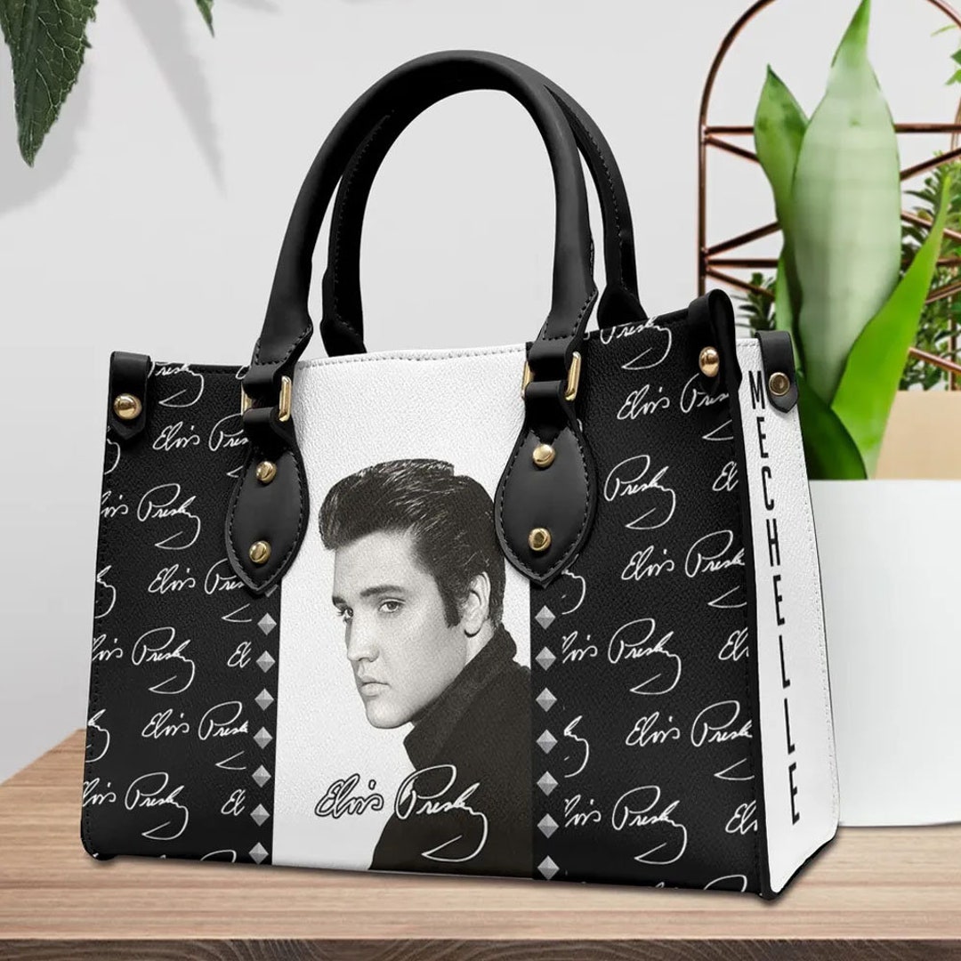 Elvis Presley 3D Leather Handbag, Elvis Women Handbag, the King of Rock ...