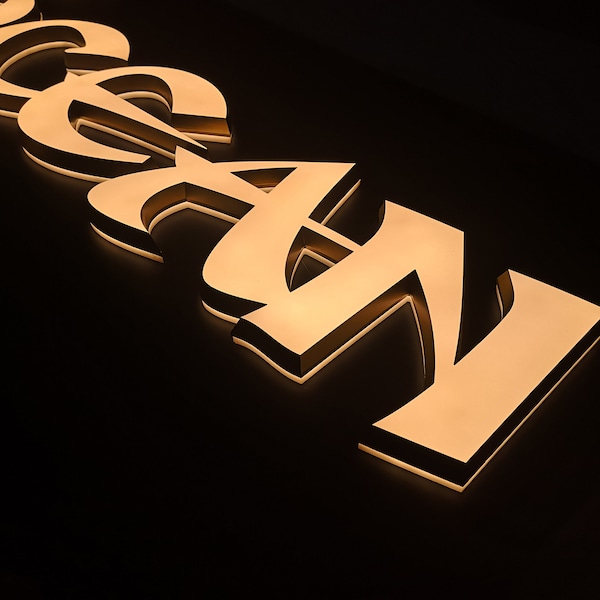 Custom Backlit Sign - Etsy