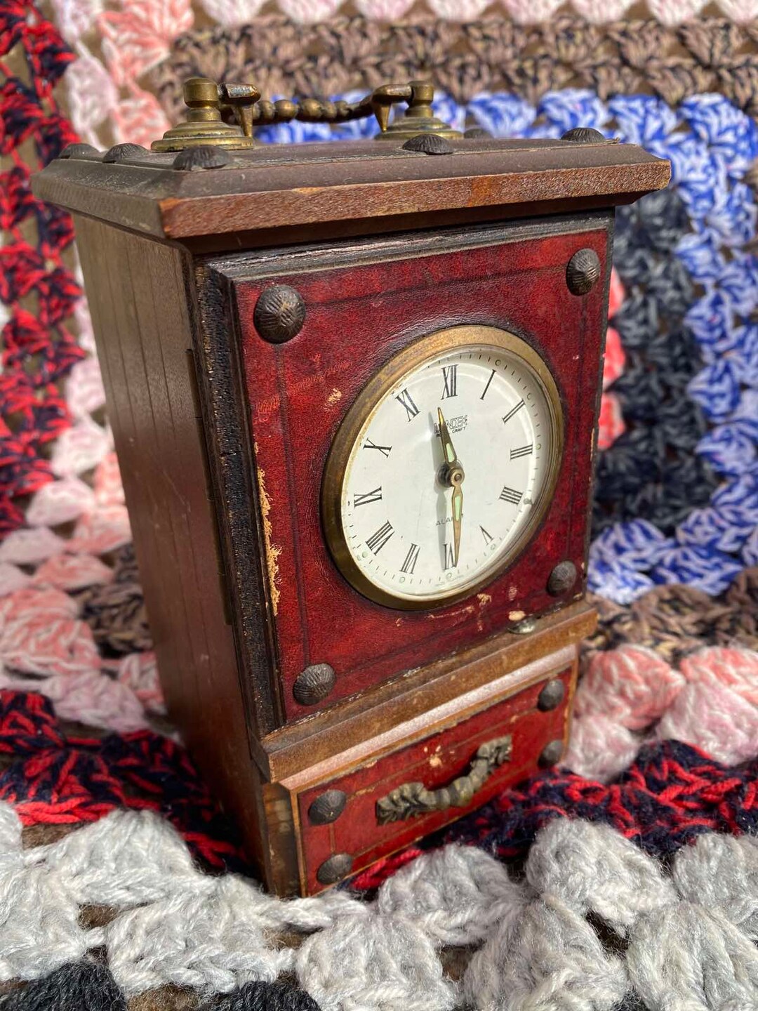 Vintage Table Clock - Etsy