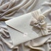 Wedding Invitation Card With Ribbon, Embossed Printed Invitation - Etsy