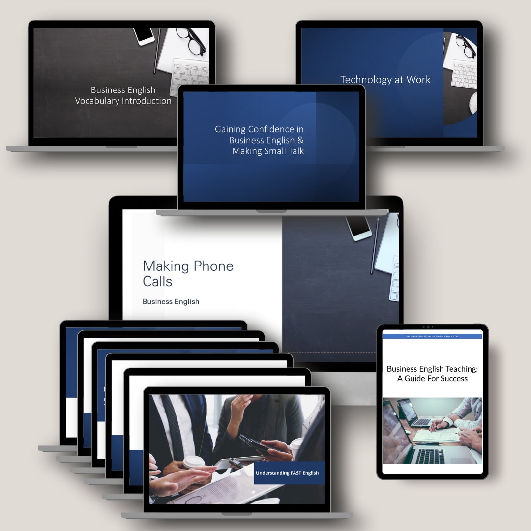 10 BUSINESS ENGLISH ESL Lessons B1 Intermediate Level Speaking ...