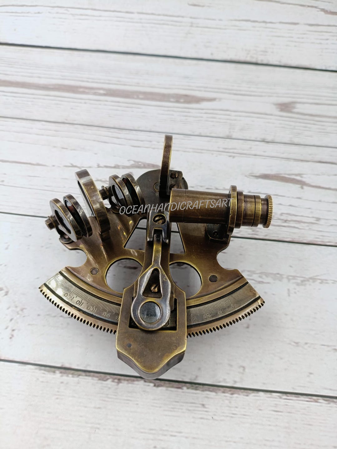 Brass Nautical Sextant 3.5 Inch - Brass Marine Astrolabe Sextant ...