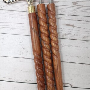 Victorian Flower Brass Handle Wooden Walking Cane - Etsy