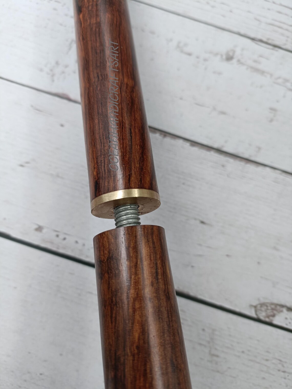 Handmade Brass Handle Wooden Walking Cane – Gift for Mom Dad - Etsy