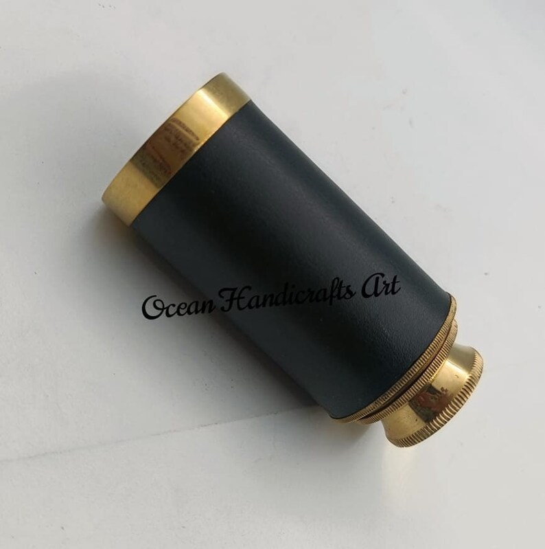 Personalized Brass Telescope – 6 Inch Engraved Spyglass, Nautical Gift ...