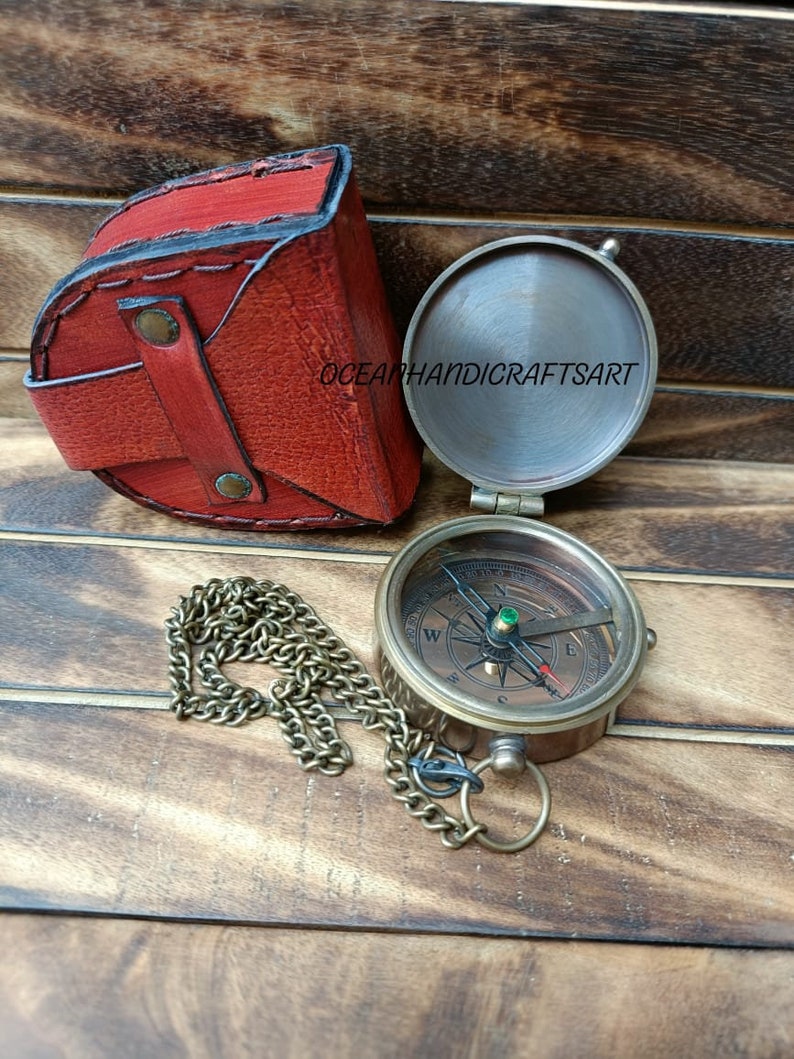 Personalized Brass Compass, Engraved Quote, Anniversary Gift - Etsy