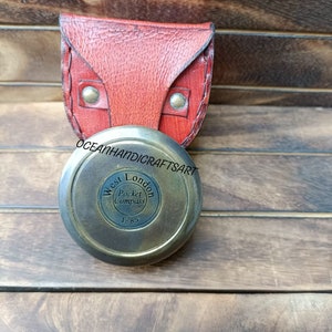 Brass Compass, Custom Engraved Personalized Compass, Brass Poem Compass ...