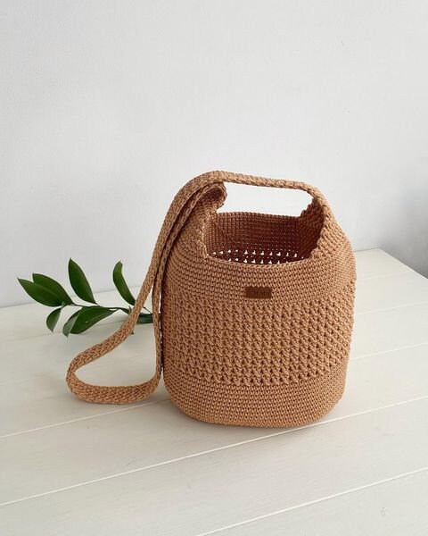 Jute Crochet Bag Pattern Video Tutorial Crochet Rope Woven - Etsy