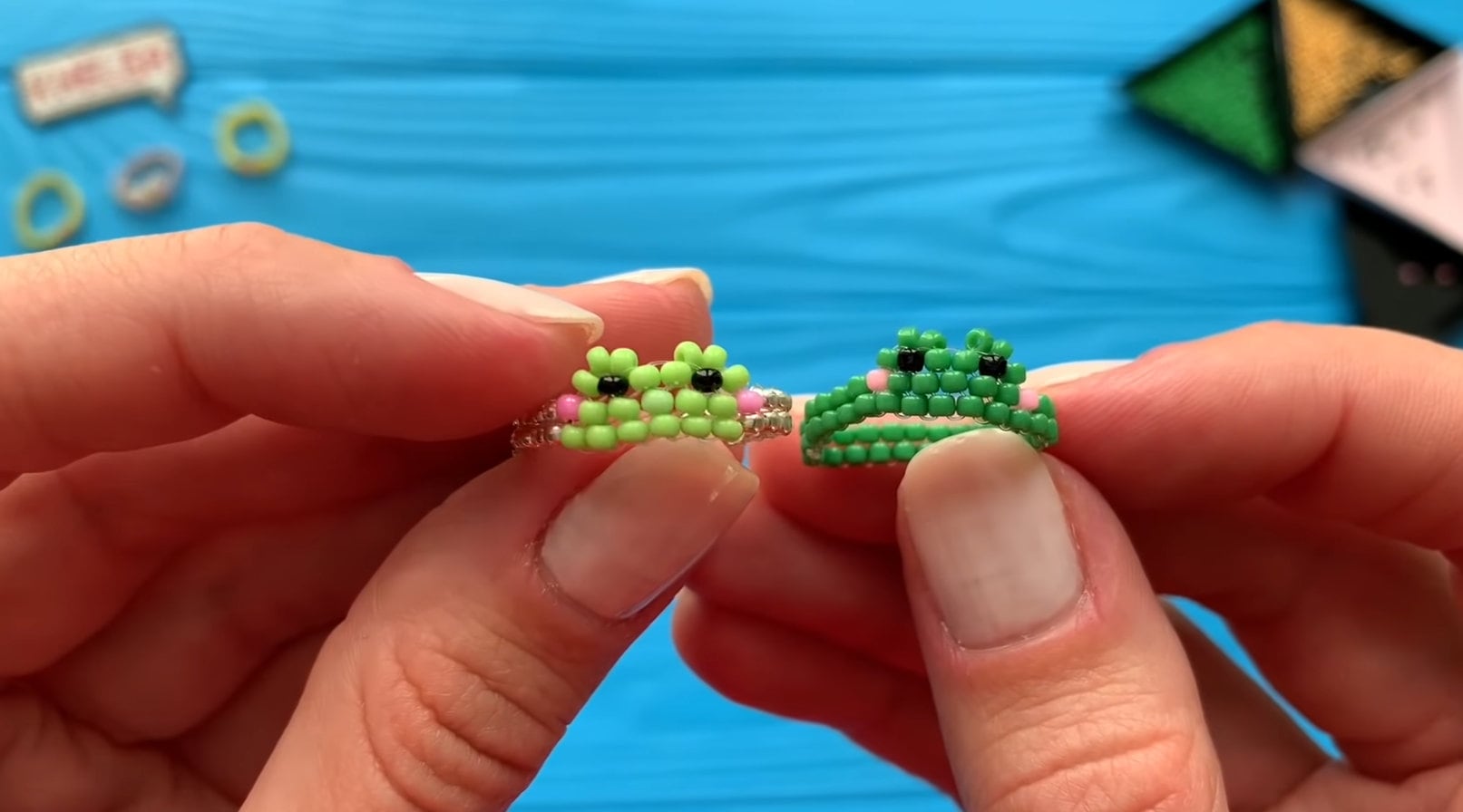 Beaded Animal Rings Pattern Video Tutorial Animal Beading Patterns ...