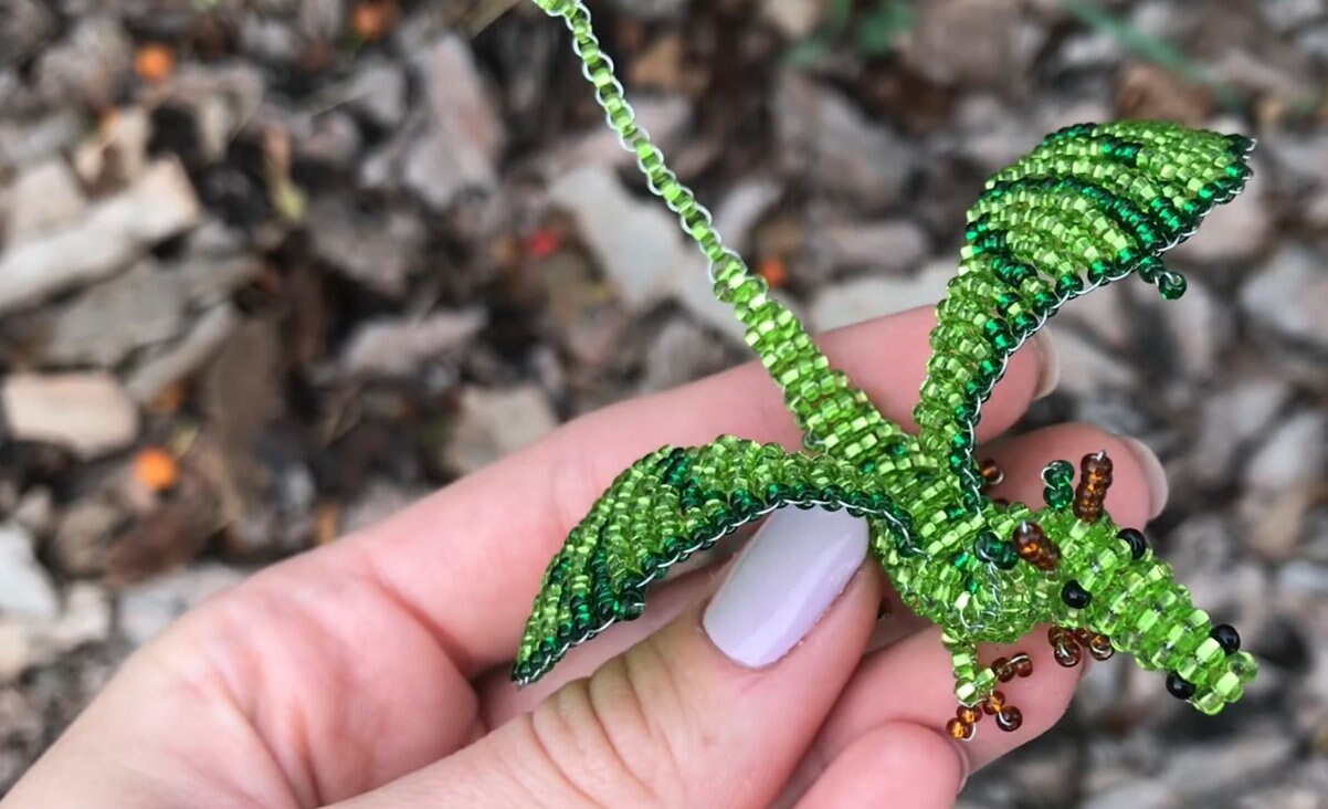 Seed Bead Dragon Pattern