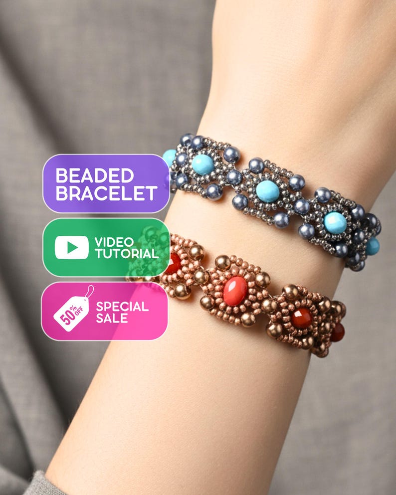 Beaded Bracelet Masterclass. Ultimate DIY Video Tutorial for Crafting ...