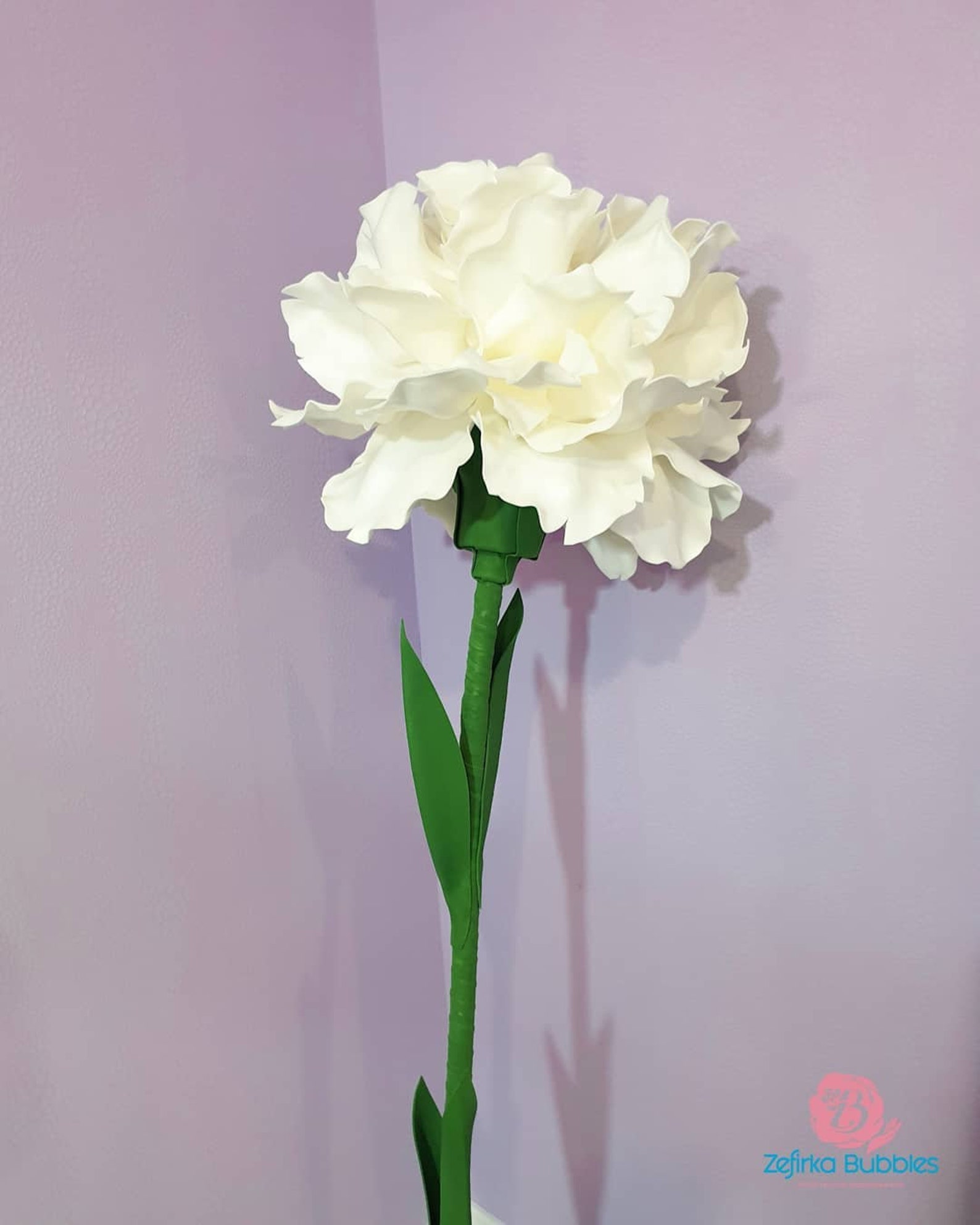 Giant Carnation Flower Tutorial: DIY Floral Centerpiece (video) - Etsy ...