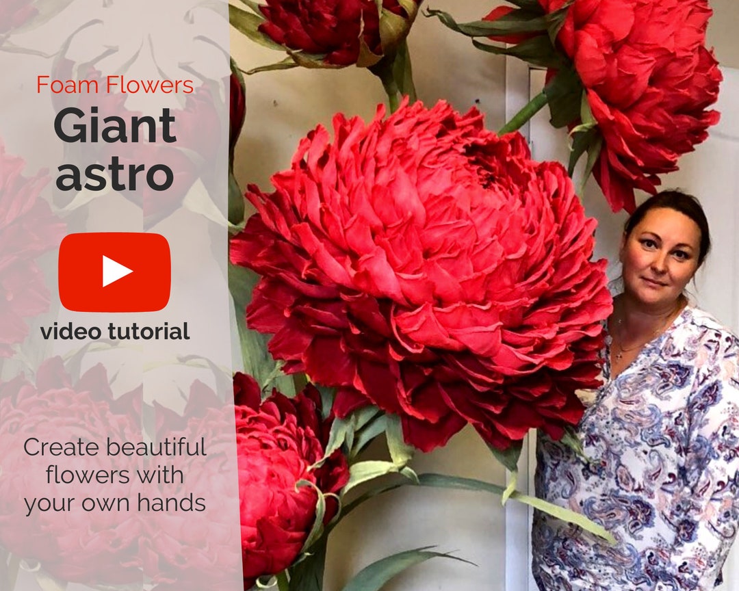 Giant Flower Astro Giant Flower Template and Video - Etsy