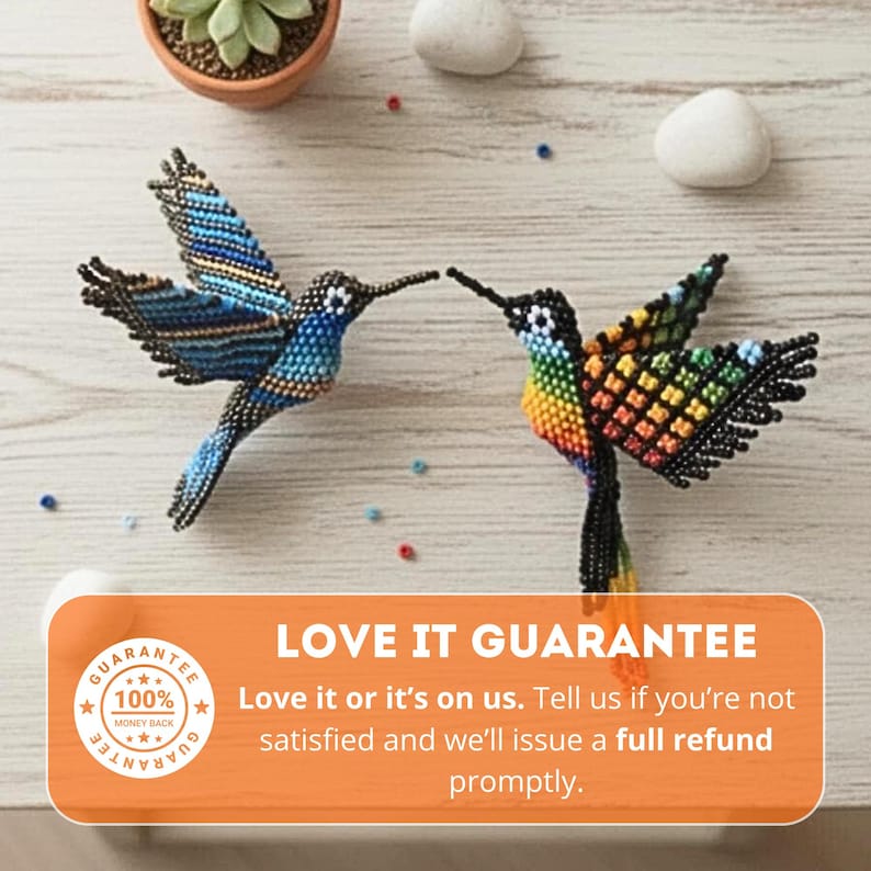 Beaded Hummingbird Video Tutorial - Beaded Hummingbird • Beaded Bird ...