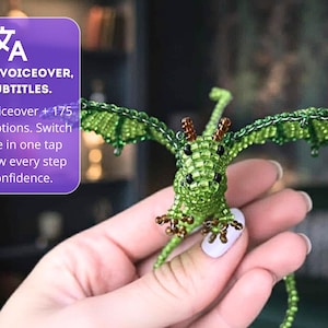 Beaded Dragon Video Tutorial - Dragon Beading Video • Beaded Dragon ...