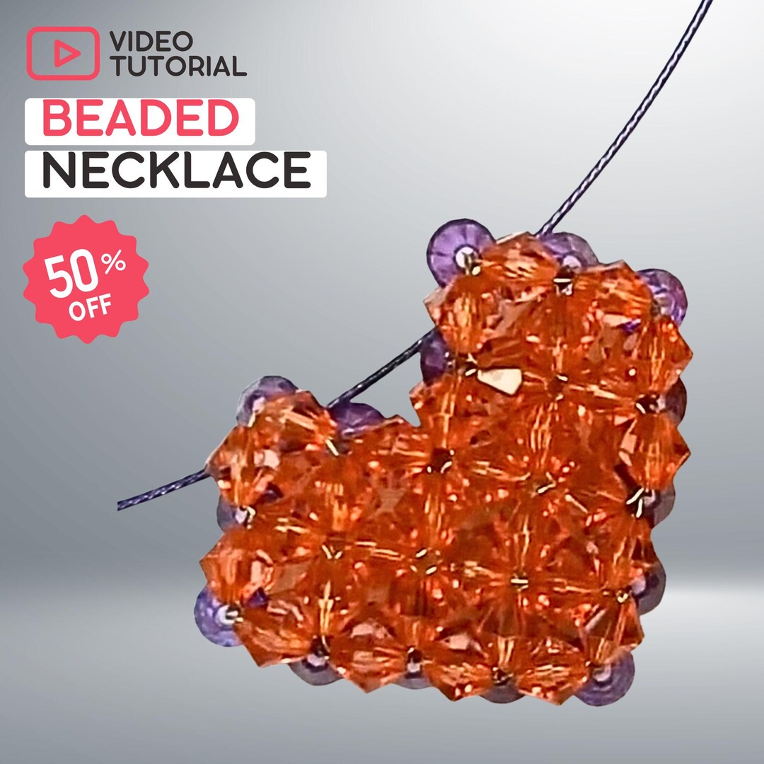 Diy Valentine S Heart Beadwork Tutorial Step By Step Video Masterclass