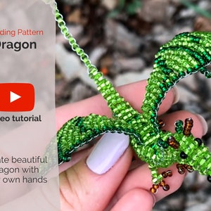Beaded Dragon Pattern Video Tutorial Dragon Beading Patterns Beaded Dragon Seed Bead Patterns ...