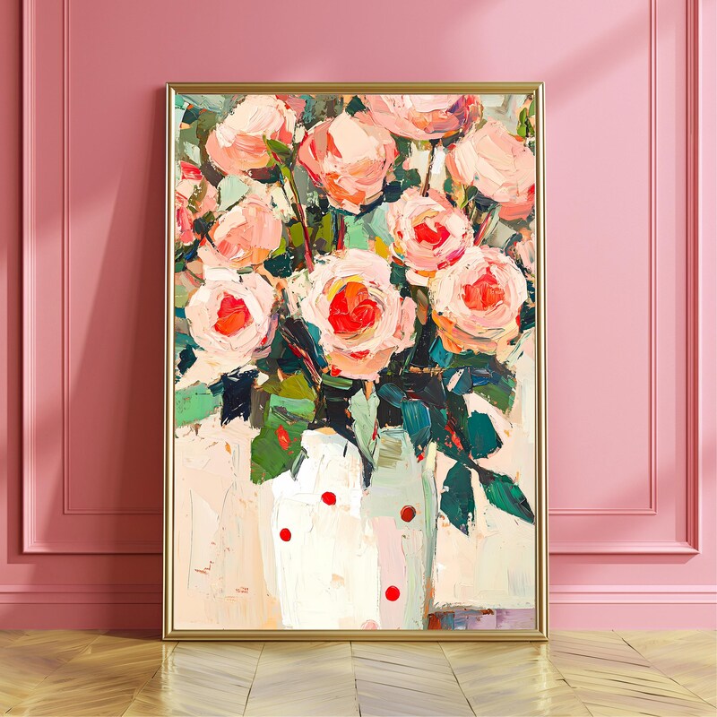 Impressionist Roses - Etsy