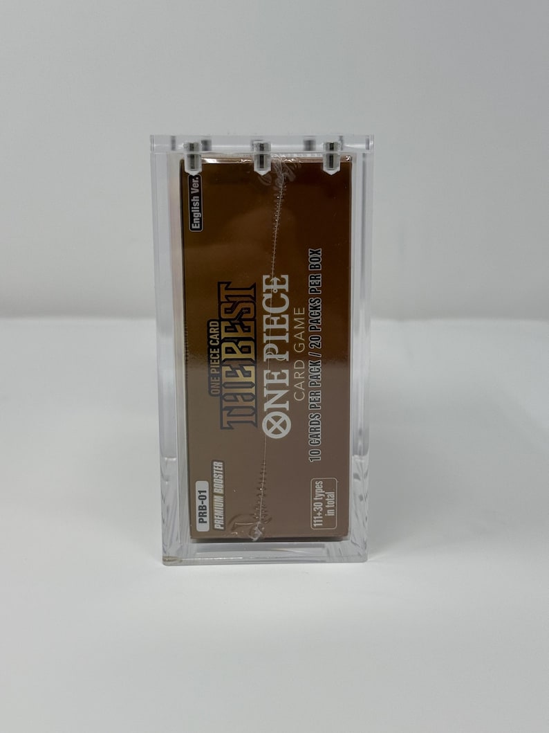 One Piece PRB-01 Booster Box Acrylic Case 8mm Thickness With N52 ...