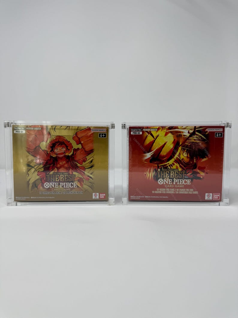 One Piece PRB-01 Booster Box Acrylic Case 8mm Thickness With N52 ...