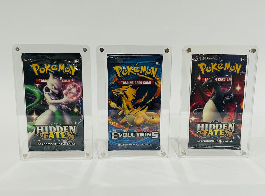 Pokemon Booster Pack Acrylic Case - Etsy