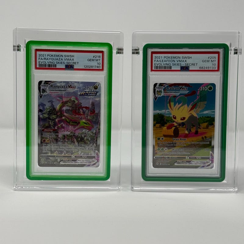 Psa Graded Card Acrylic - Etsy