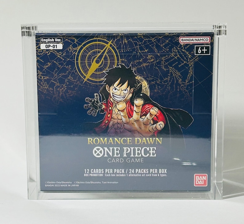 One Piece Booster Box Acrylic Case 8mm - Etsy