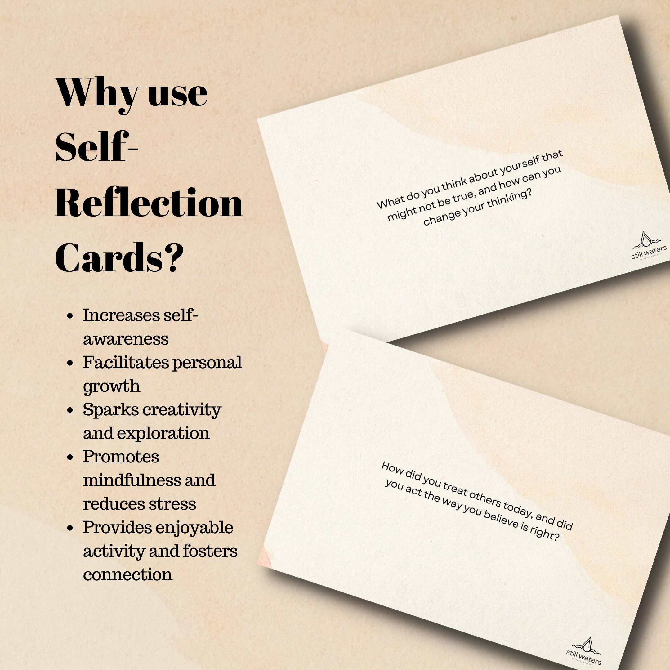 Printable Self Reflection Cards | Guided Prompts | Instant Download ...