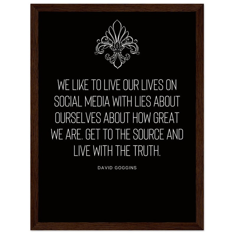 Rich Mindset Poster David Goggins Quote Typography Wall Art - Etsy
