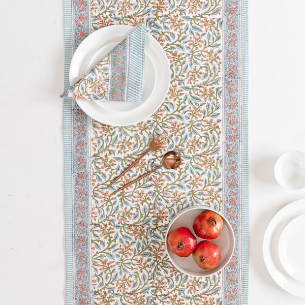 Peach Table Runner - Etsy