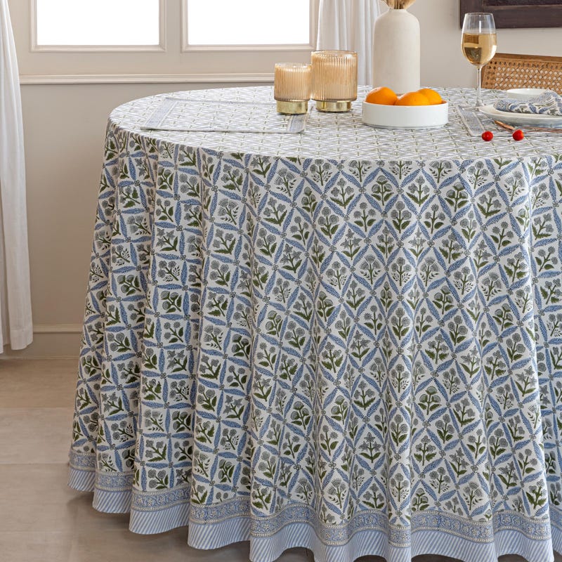 Shamrock Cotton Tablecloth - Etsy