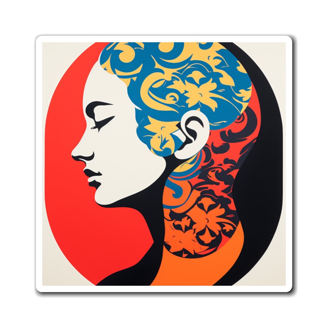Magnets With Modern Pop Art - Etsy