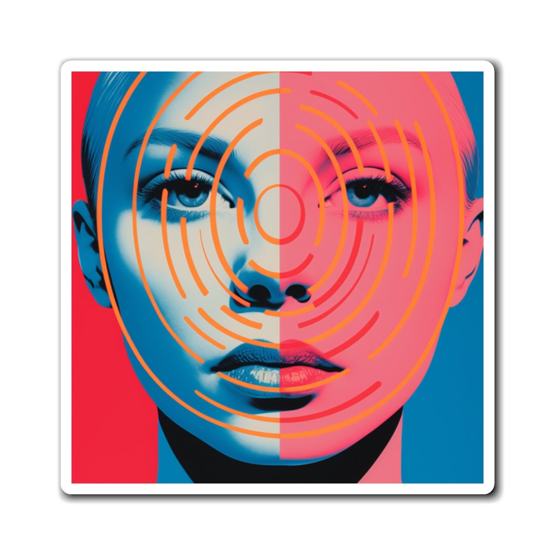 Magnets With Modern Pop Art - Etsy