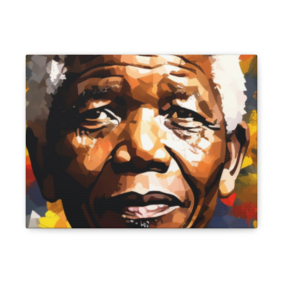 An Abstract Design by Moral Example Man Nelson Mandela - Etsy