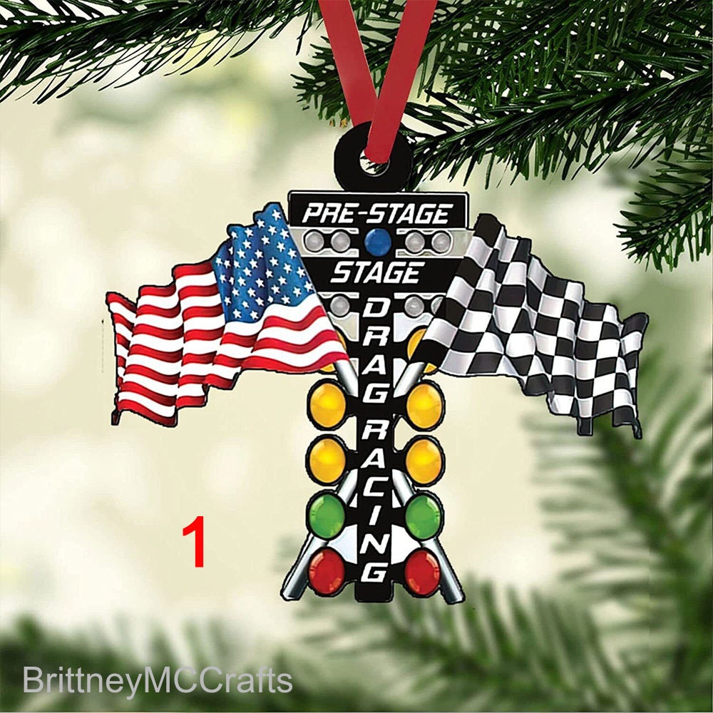 Personalized-drag-racing-ornament-drag-racing-christmas-tree-o - Etsy