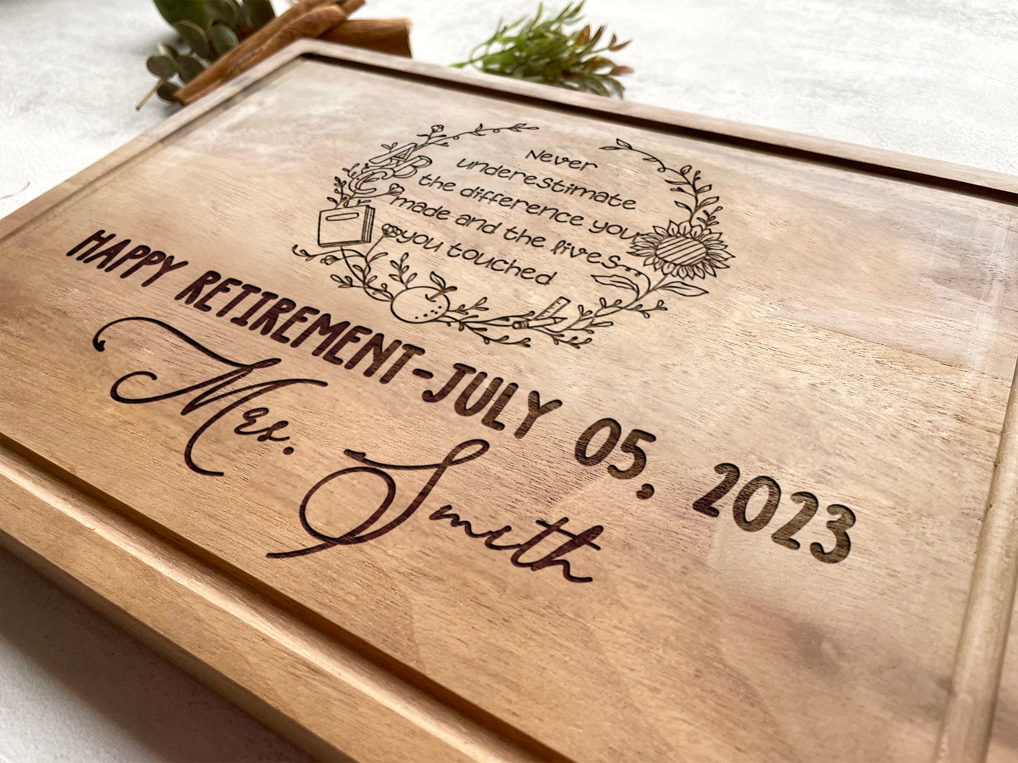 Teacher Appreciation Retirement Gifts Retirement Cutting - Etsy