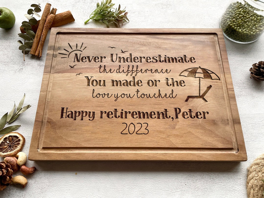 Never Underestimate the Difference You Made Retirement Gift - Etsy