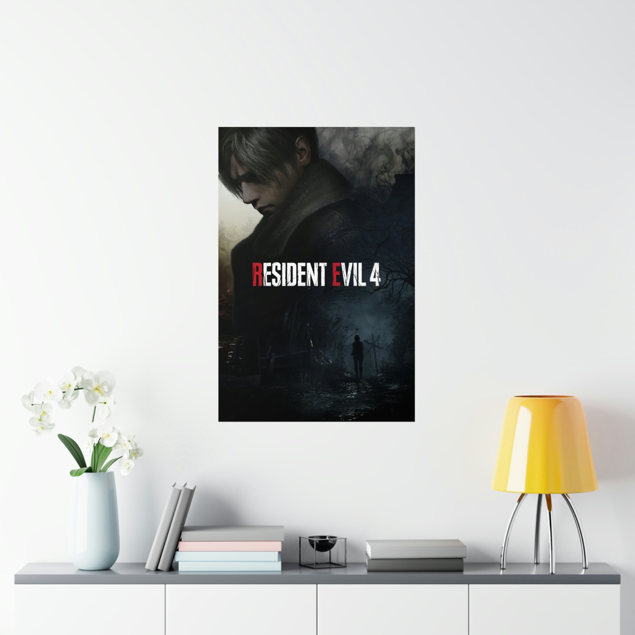 Resident Evil 4 Remake Cover Art Poster | RE4, Remake, 2023, Leon ...