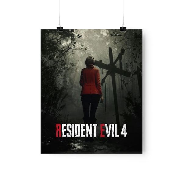 Resident Evil Re4 Poster - Etsy