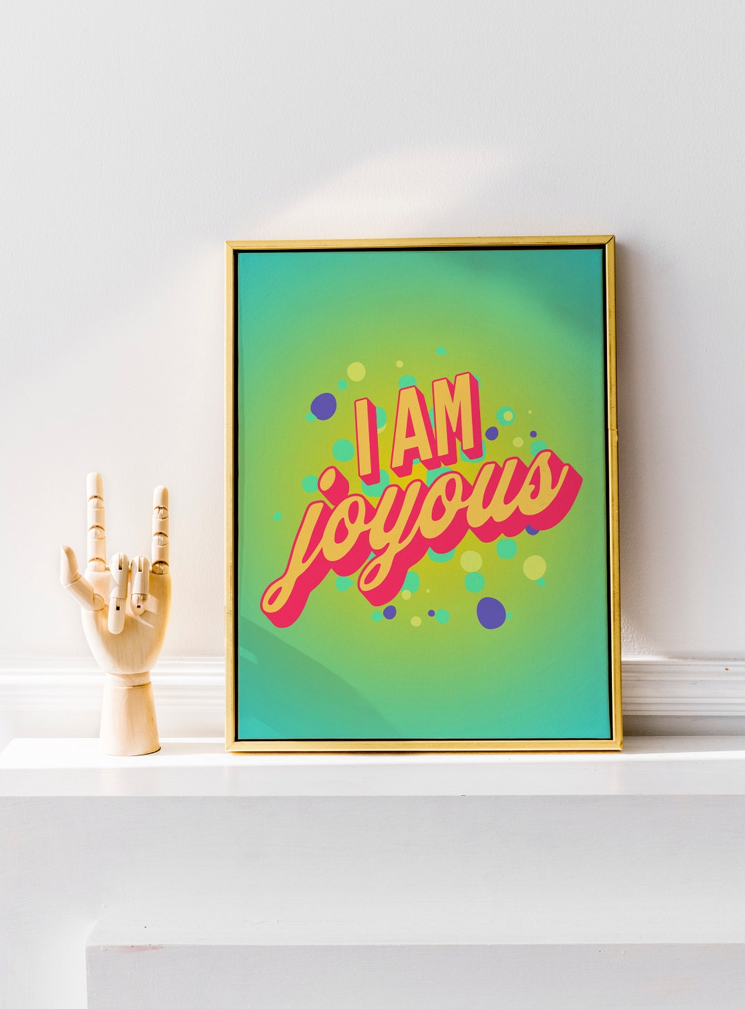 Teenager Wall Art L Printable Poster L Aura Print L Self-love Wall ...