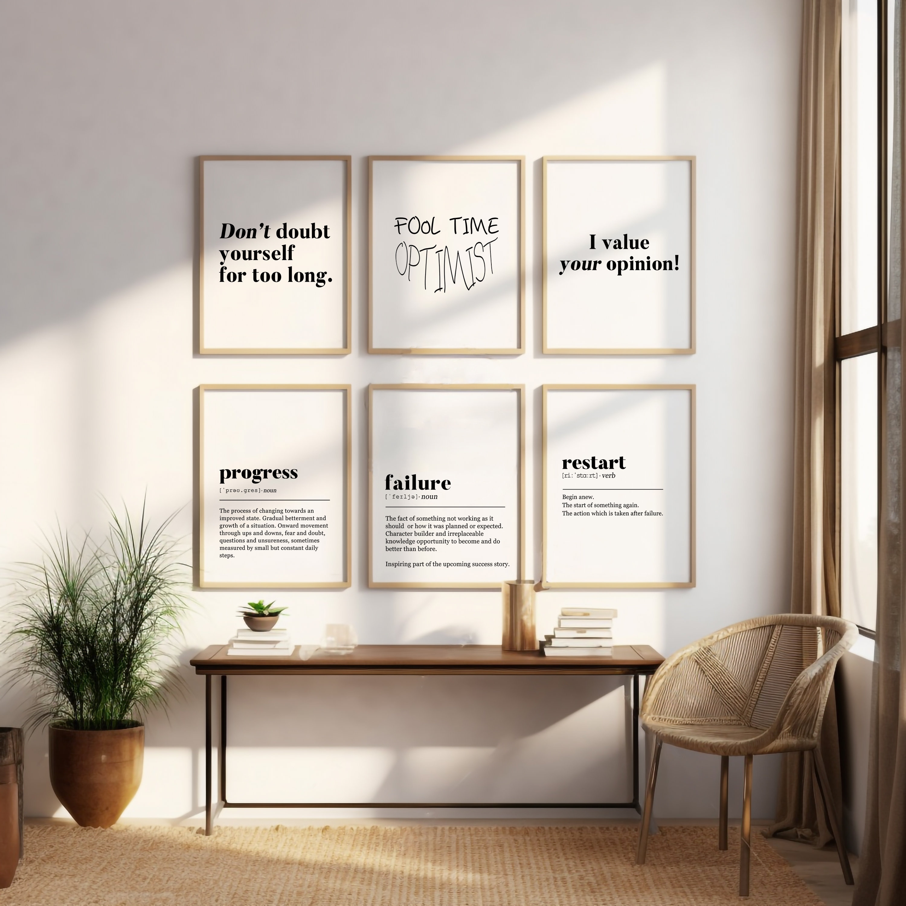 Office Wall Art, Motivational Poster, Minimalist Office Decor ...
