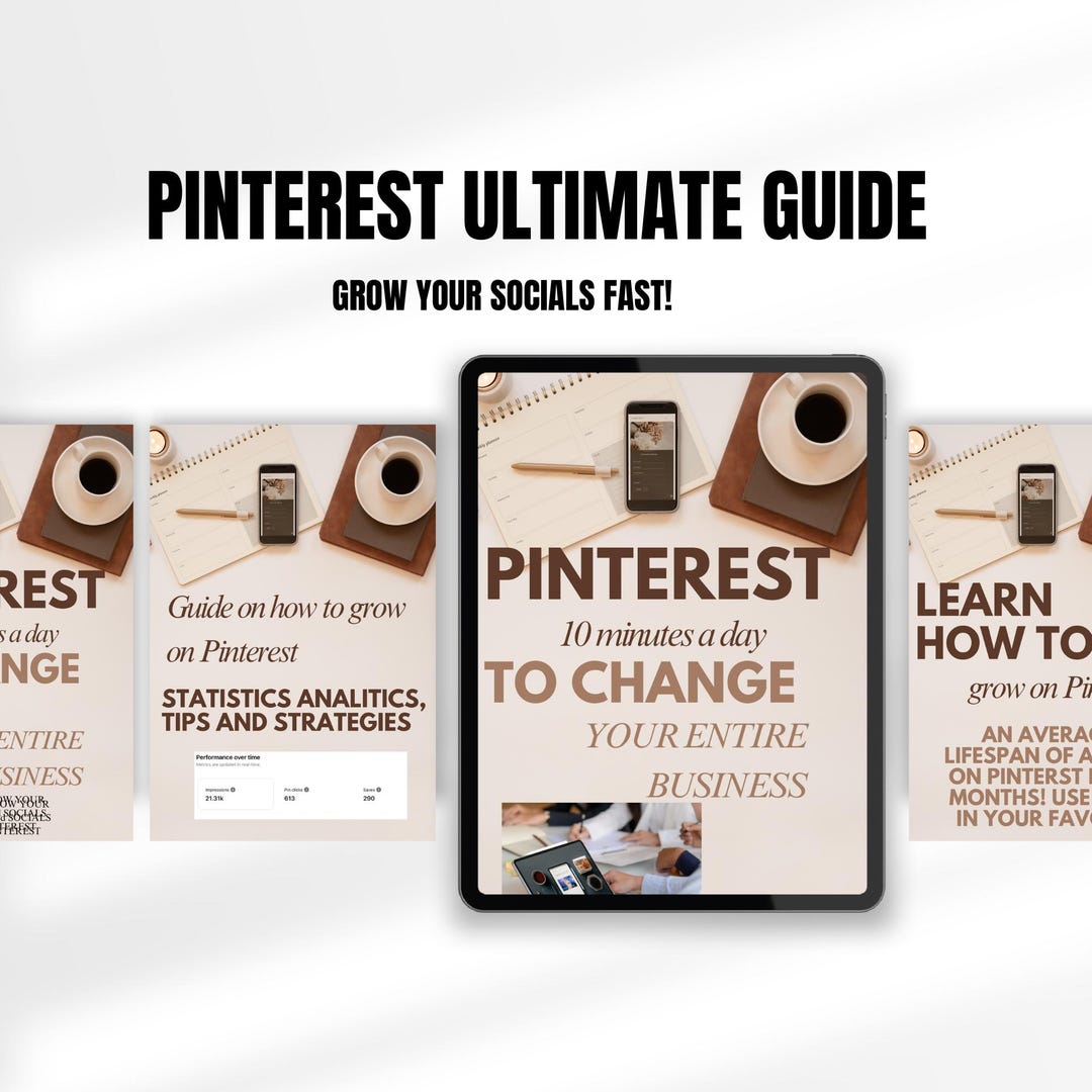 Pinterest Growth Guide Step by Step Pinterest Marketing for Beginners ...