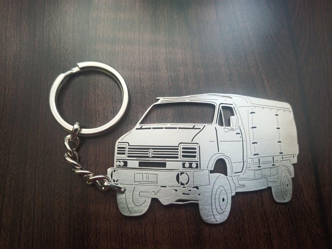 Custom Rb 44 Military Truck Keychain, Stainless Steel Key Ring for ...