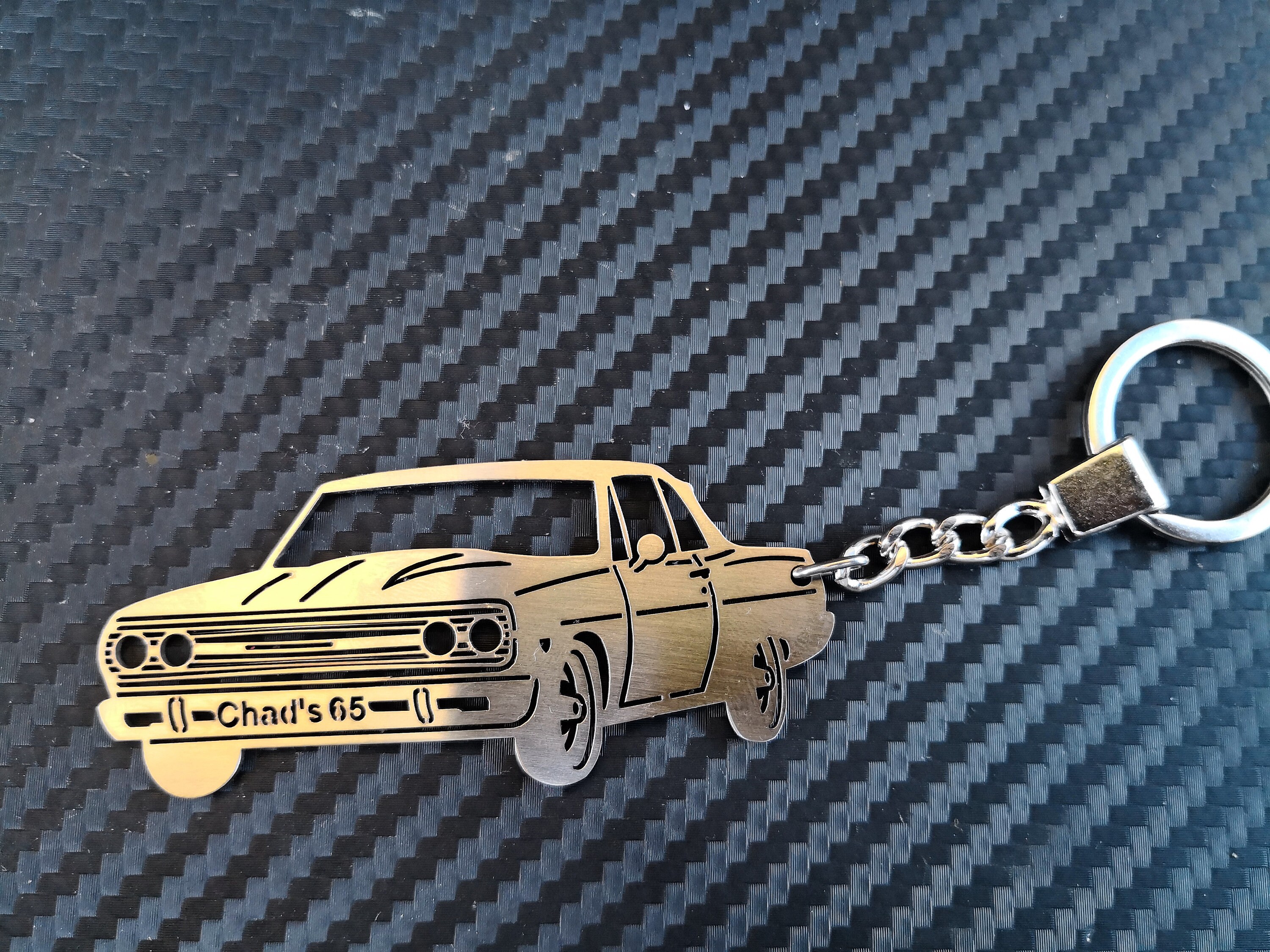 Custom Chevrolet Malibu Keychain Stainless Steel Key Ring for - Etsy