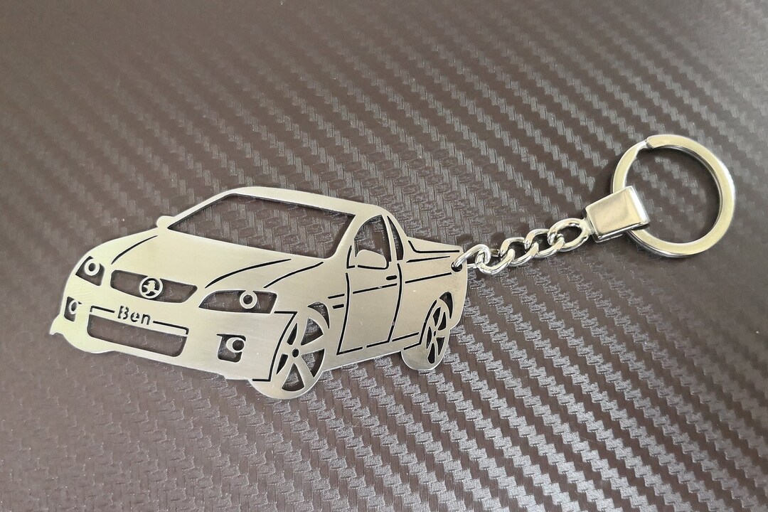 Custom Holden II Ute Keychain, Stainless Steel Key Ring for Birthday ...