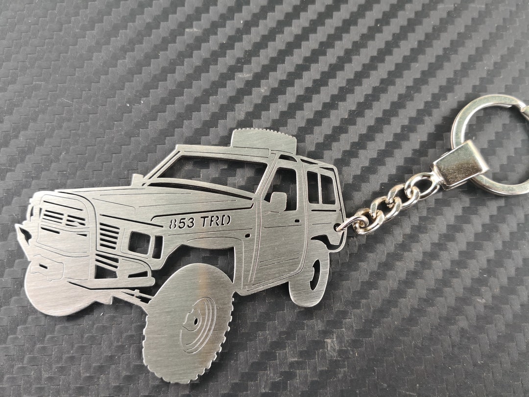 Custom Car Nissan Patrol Keychain, Stainless Steel Key Ring for ...