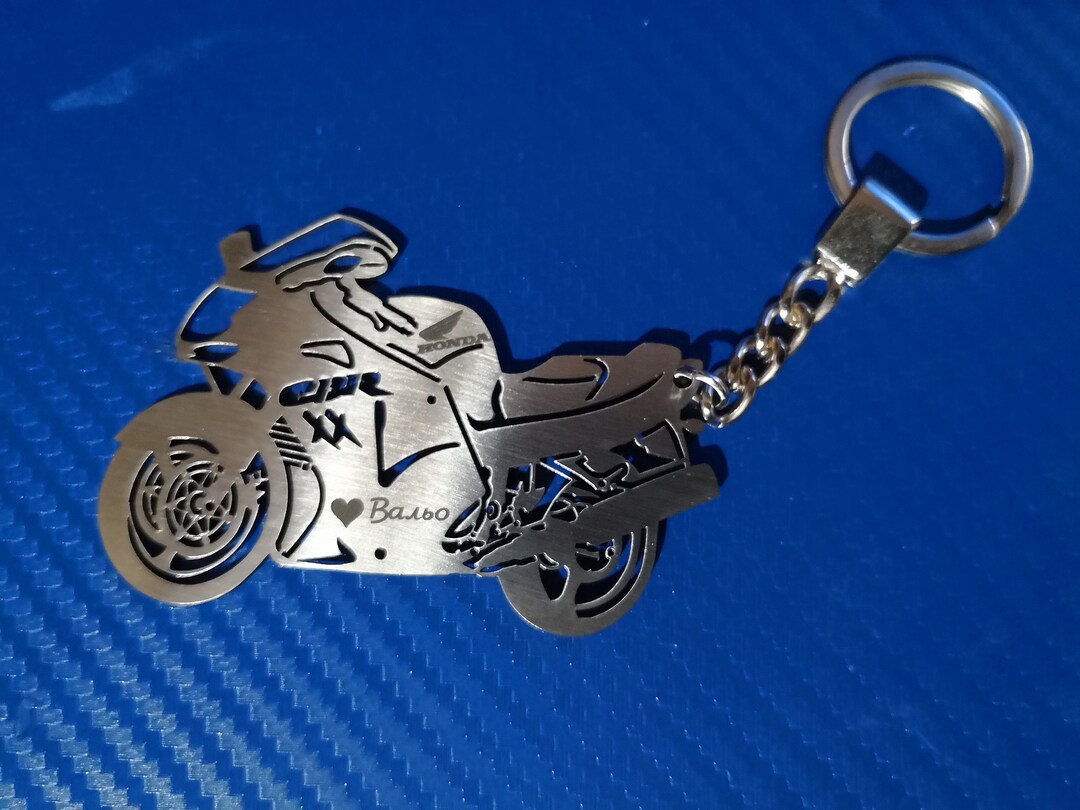Custom Car Keychain for CBR XX, Stainless Steel Key Ring for Birthday ...