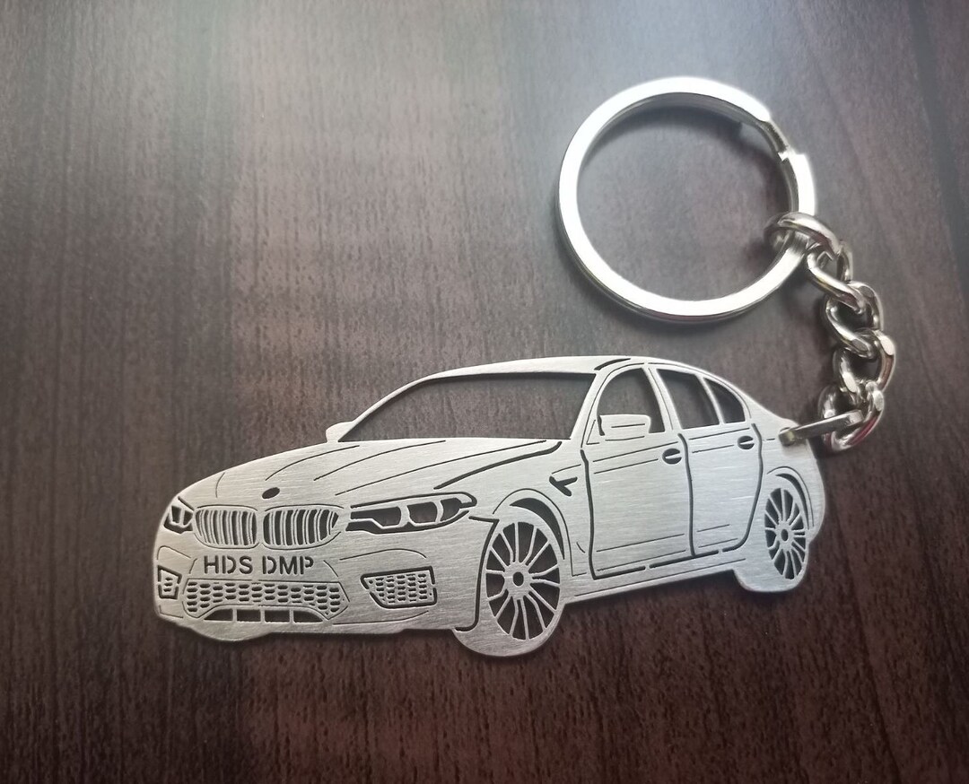 Custom Car Keychain for F90 M5, Stainless Steel Key Ring for Birthday ...